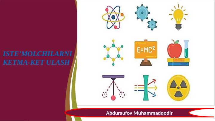 Iste'molchilarni ketma-ket ulash