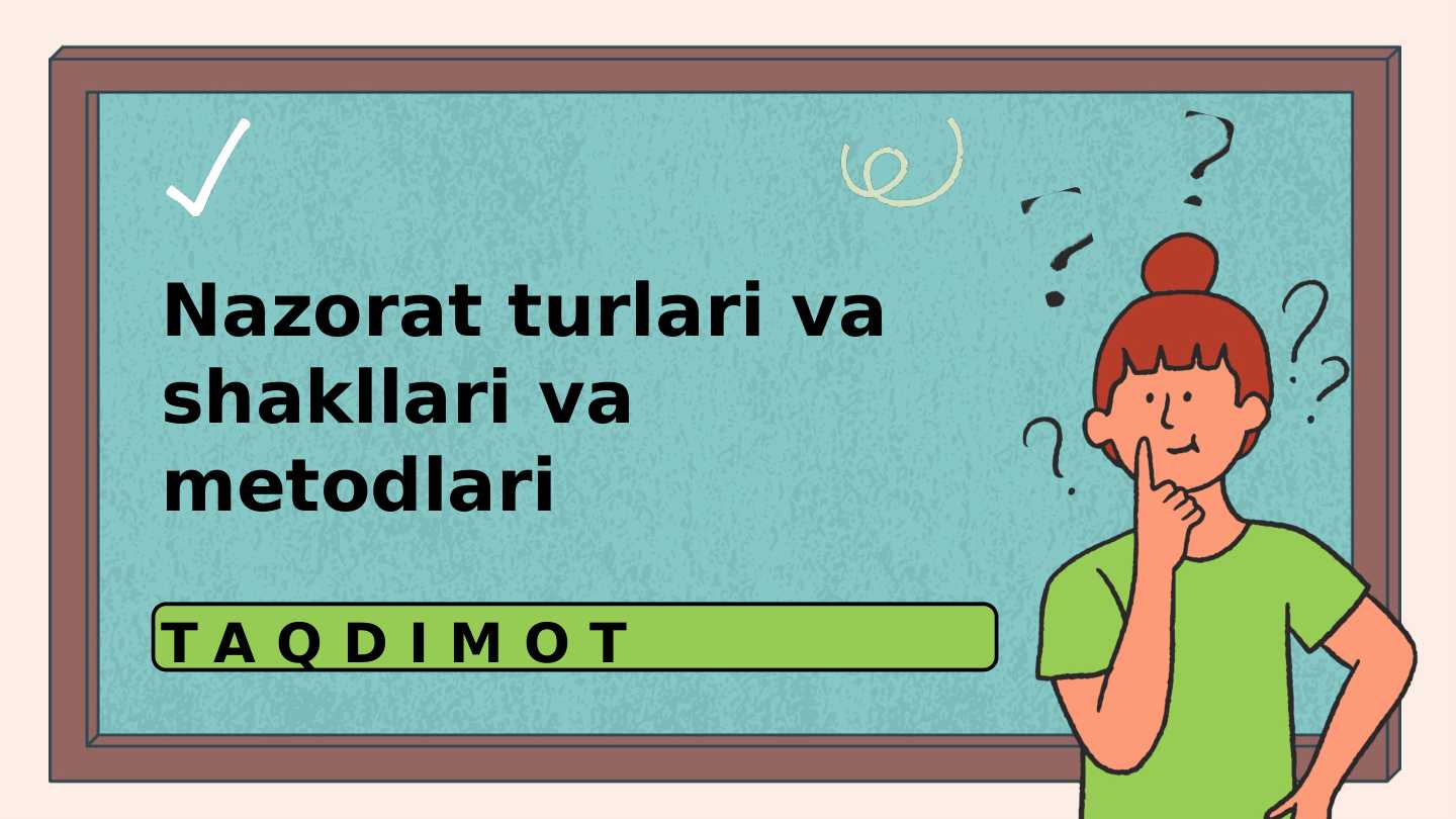 Nazorat turlari