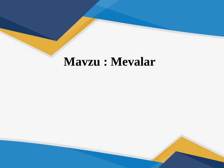 MEVALAR