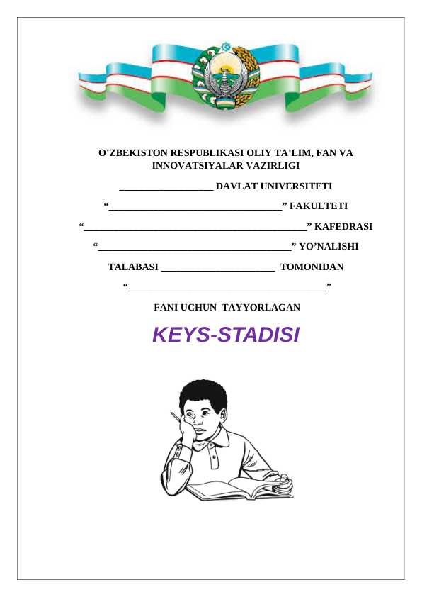 Case study, keys study metodi va namuna