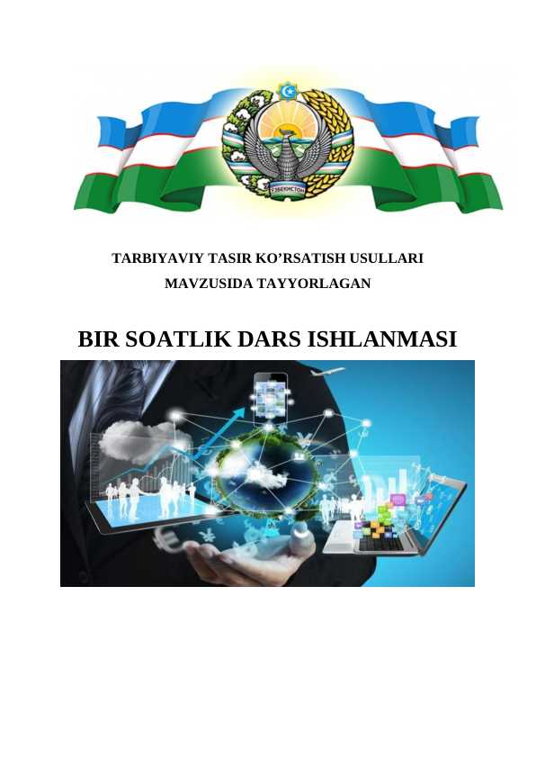 TARBIYAVIY TASIR KO’RSATISH USULLARI