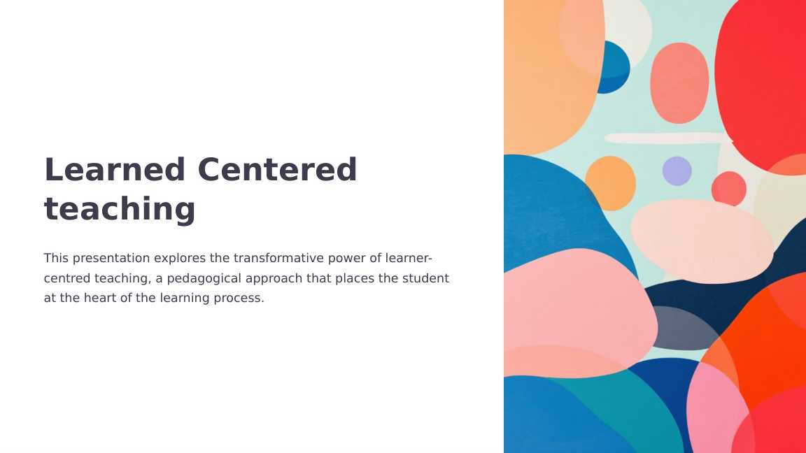 Learned Centered teaching