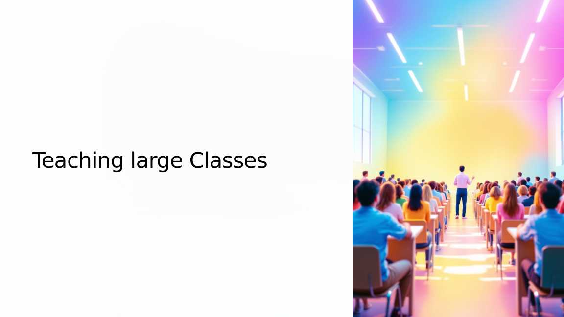 Teaching large Classes