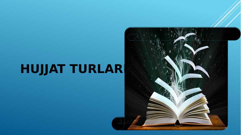 Sohada Hujjat yuritish