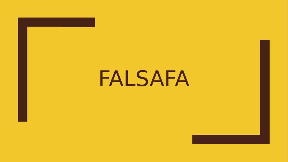 Falsafa