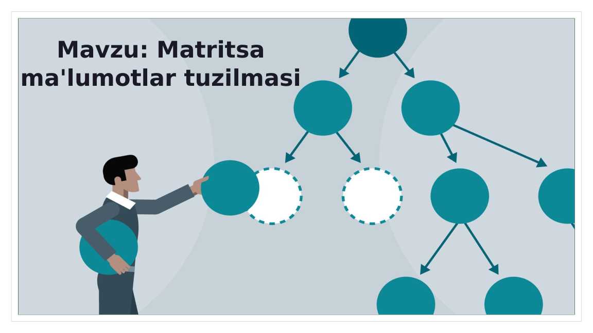 Matritsa ma'lumotlar tuzilmasi