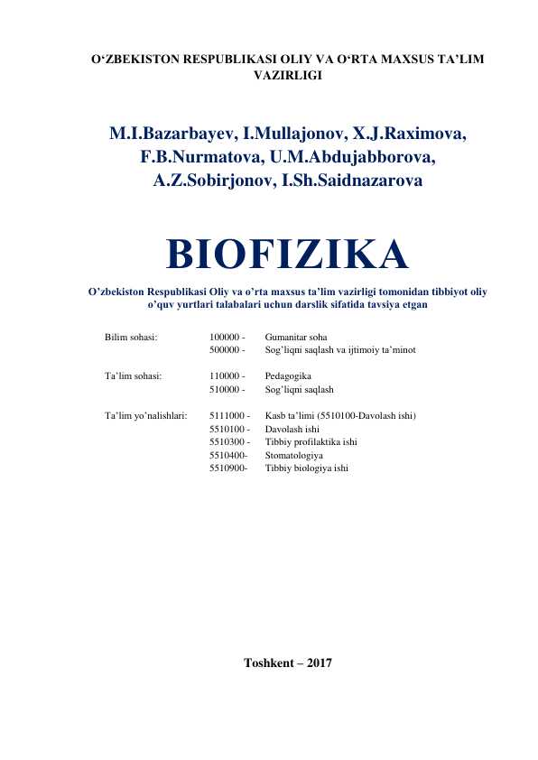 BIOFIZIKA