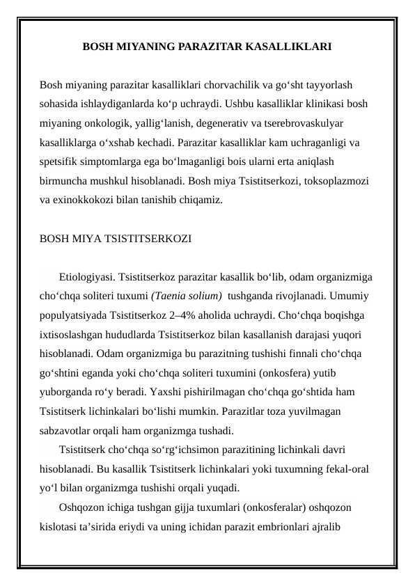 BOSH MIYANING PARAZITAR KASALLIKLARI.docx 2222