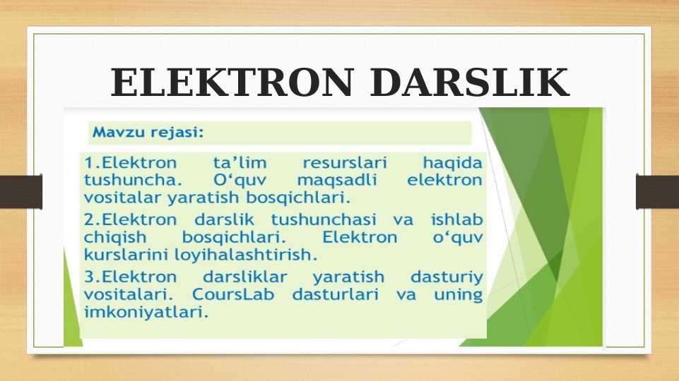 Elektron Darslik
