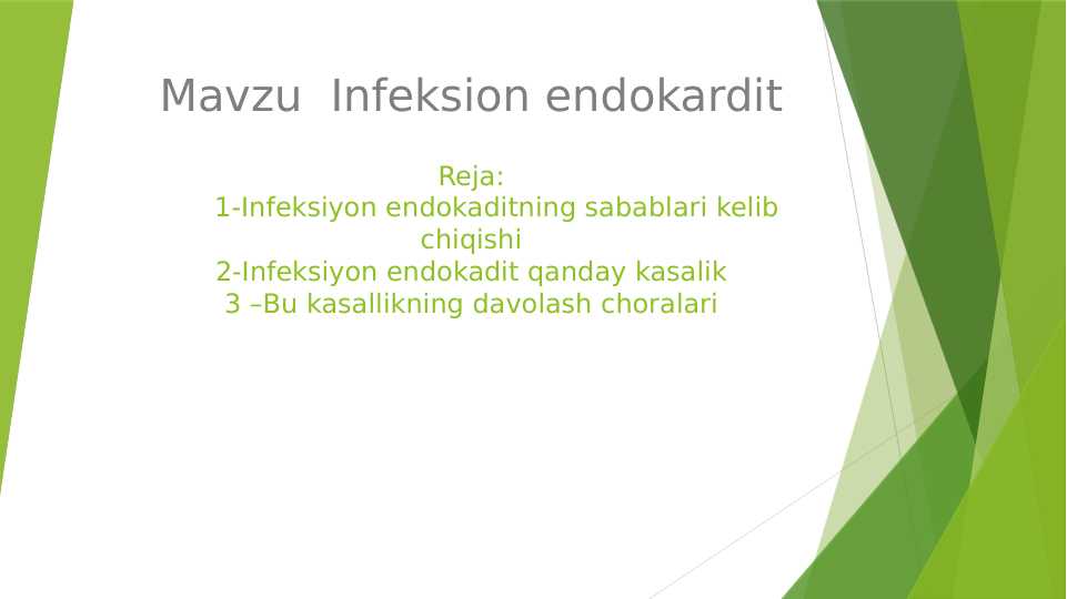 Infeksion endokardit