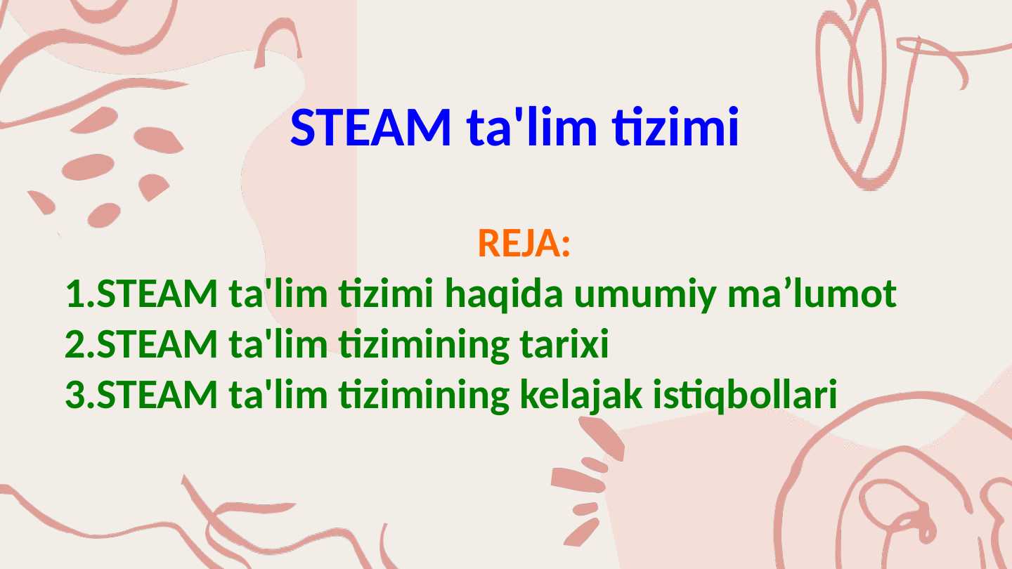 STEAM ta'lim tizimi