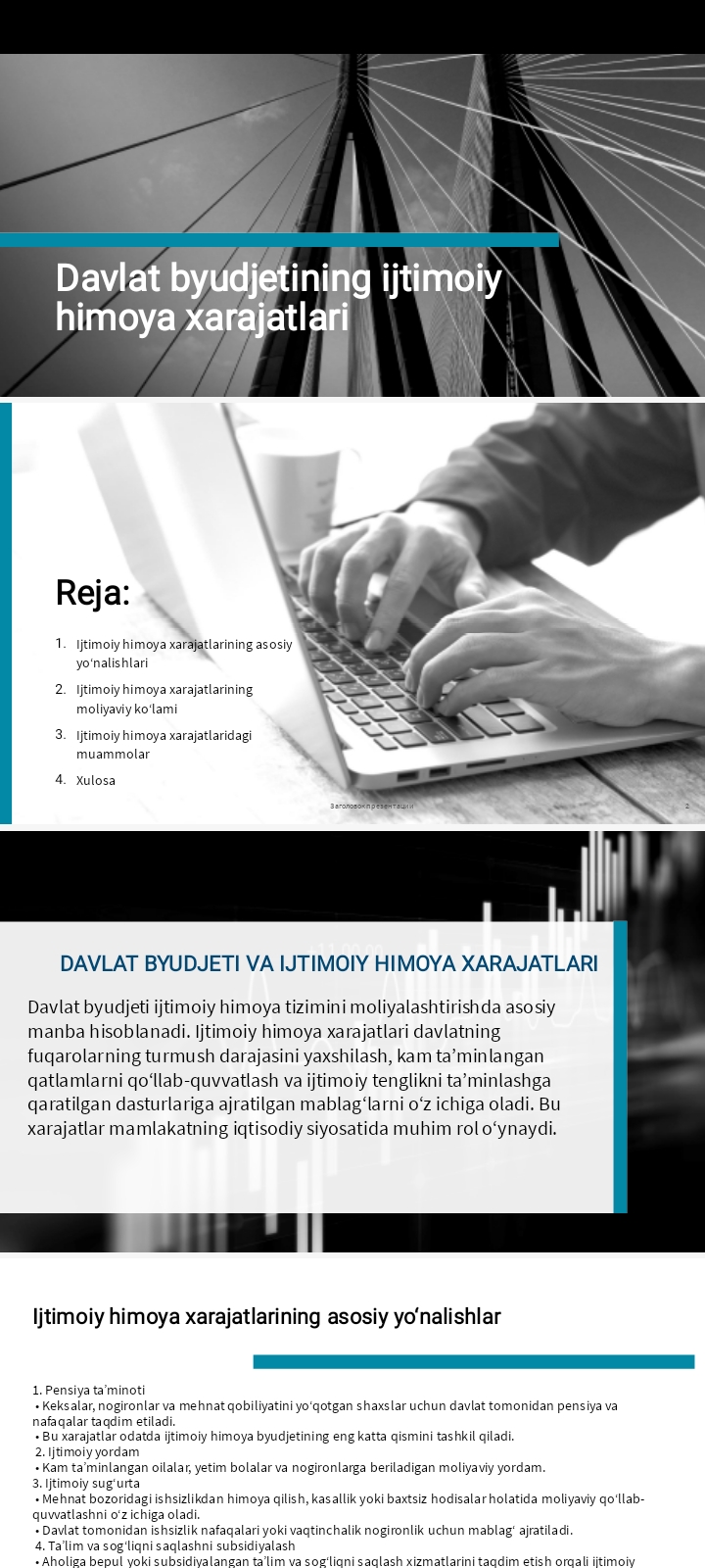 Davlat byudjetining ijtimoiy himoya xarajatlari