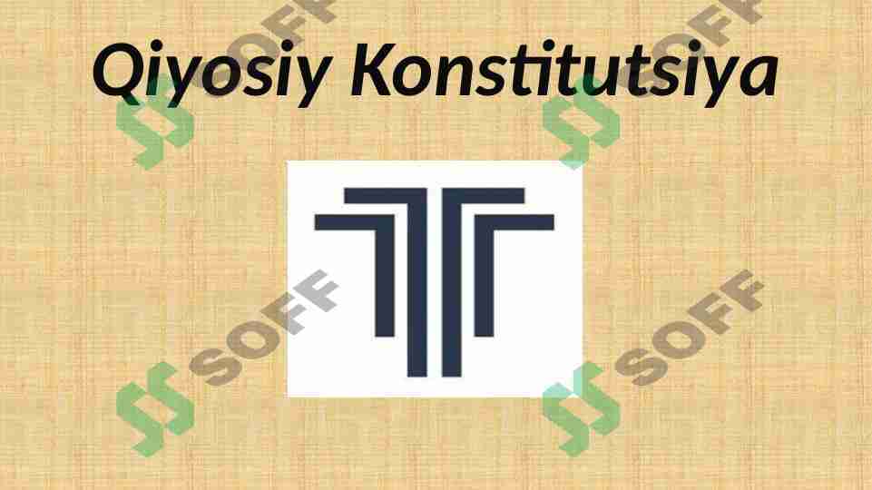 Qiyosiy Konstitutsiya