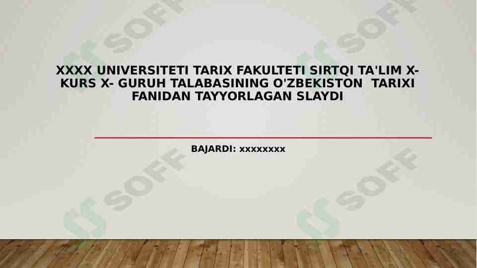 1917-1924 YILLARDA BUXORO HUDUDI