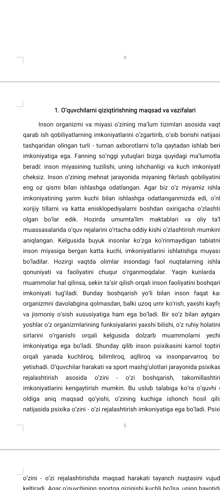 Tarbiyaviy ishlar metodikasi fanining maqsad va vazifalari.