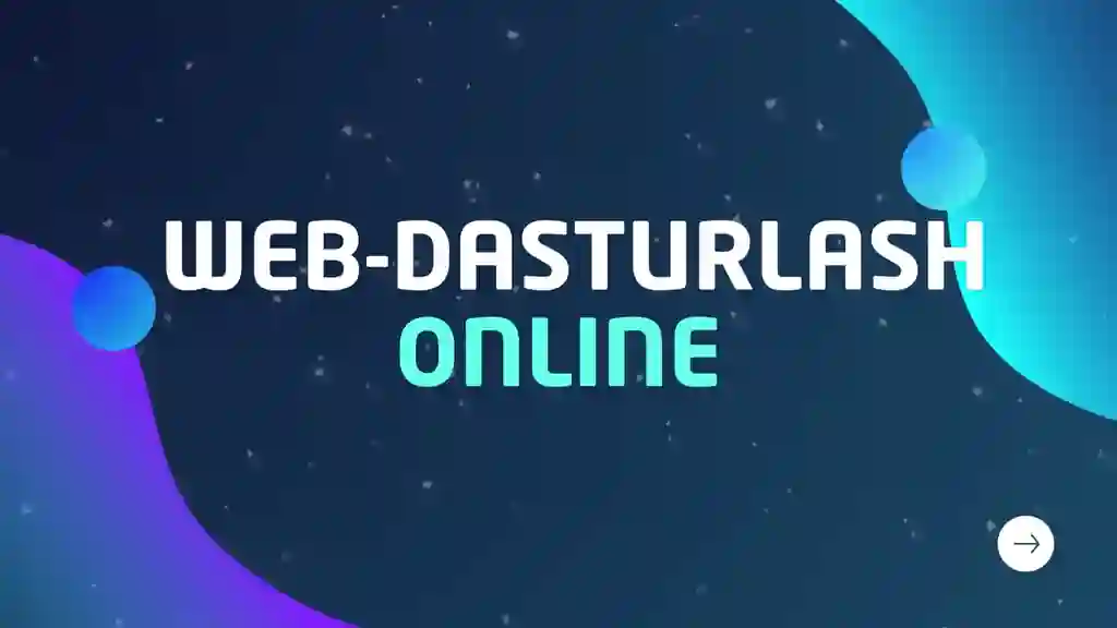 Web-Dasturlash Kursiga yozilish