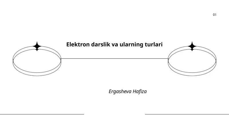 Elektron darslik va ularning turlari