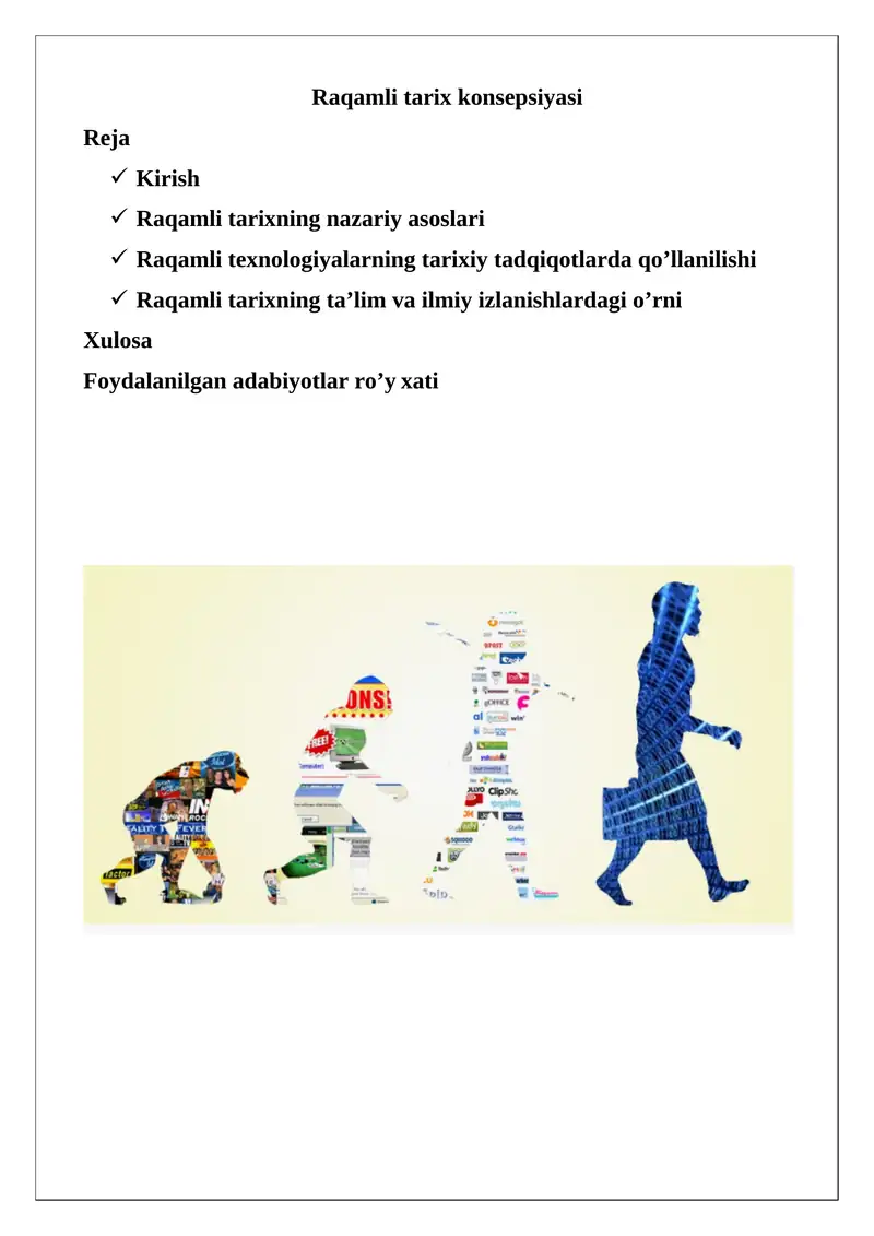 Raqamli tarix konsepsiyasi