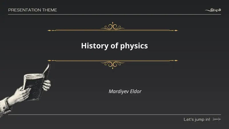 History of physics