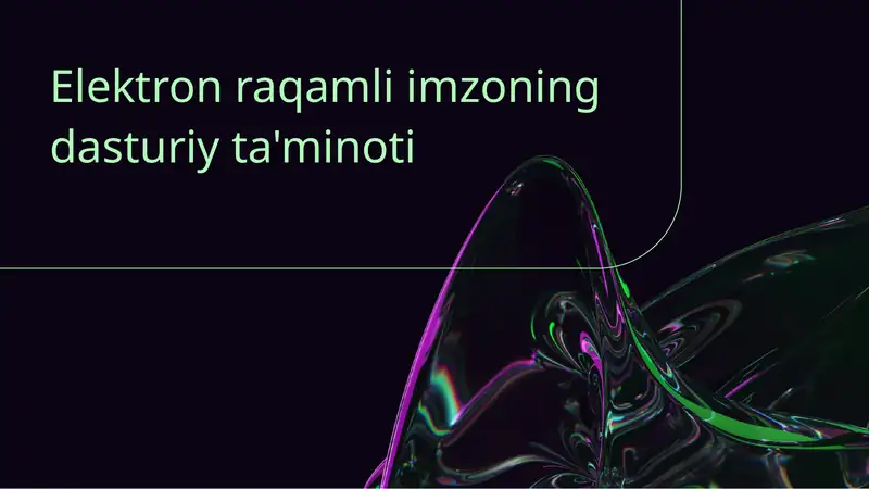 Elektron raqamli imzo
