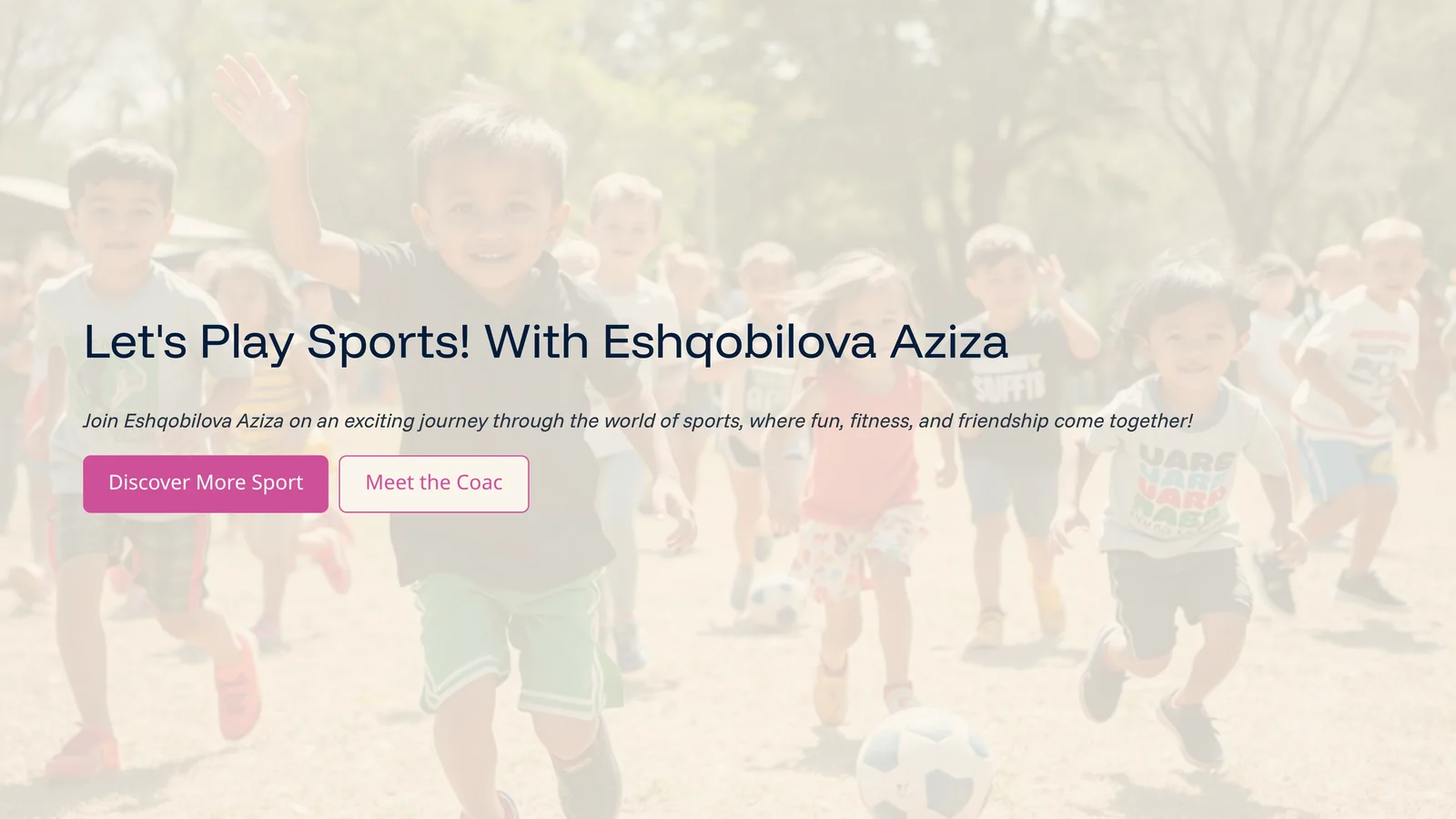 Let's Play Sports!