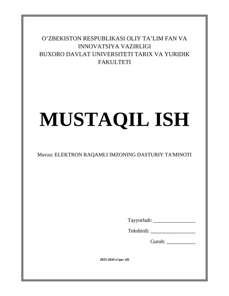 Elektron raqamli imzo dasturiy ta'minoti