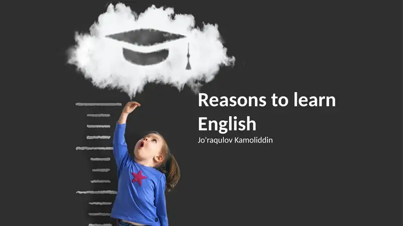 Reasons to learn English