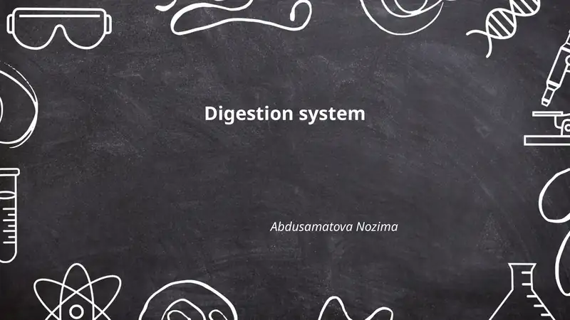 Digestion system