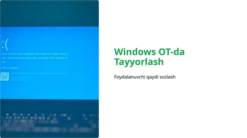 Windows OT-da Tayyorlash