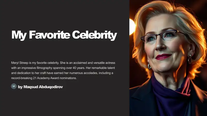 My Favorite Celebrity