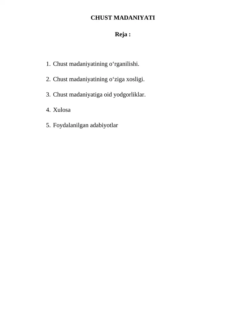 Chust Madaniyati